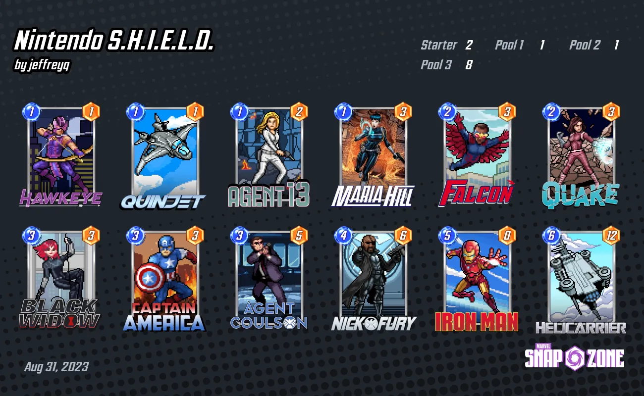 Nintendo S.H.I.E.L.D. - Decks - Marvel Snap Zone