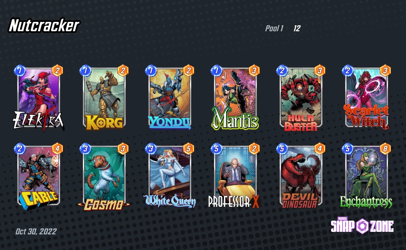 Nutcracker - Decks - Marvel Snap Zone