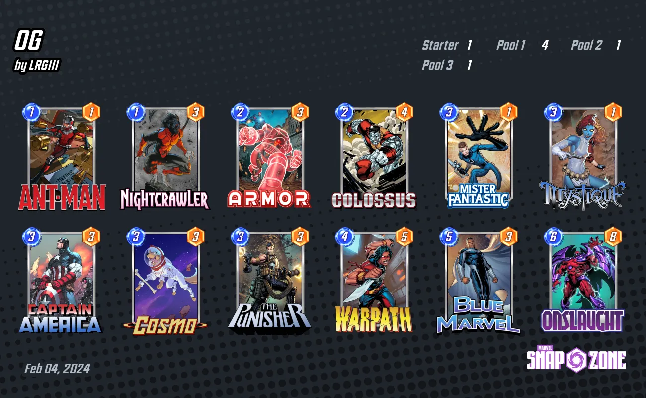 OG - Decks - Marvel Snap Zone