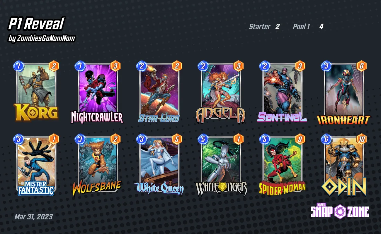 P1 Reveal - Decks - Marvel Snap Zone