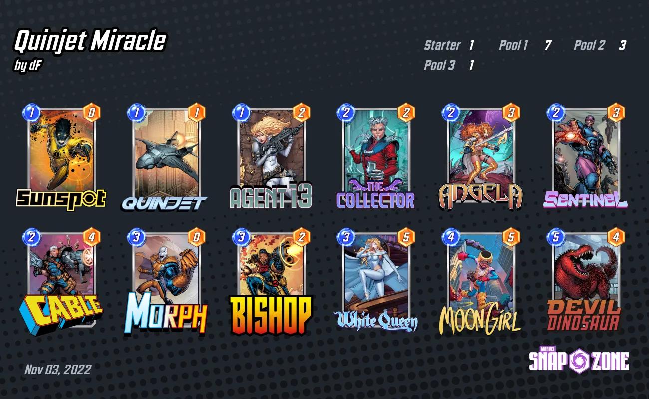 Quinjet Miracle - Decks - Marvel Snap Zone