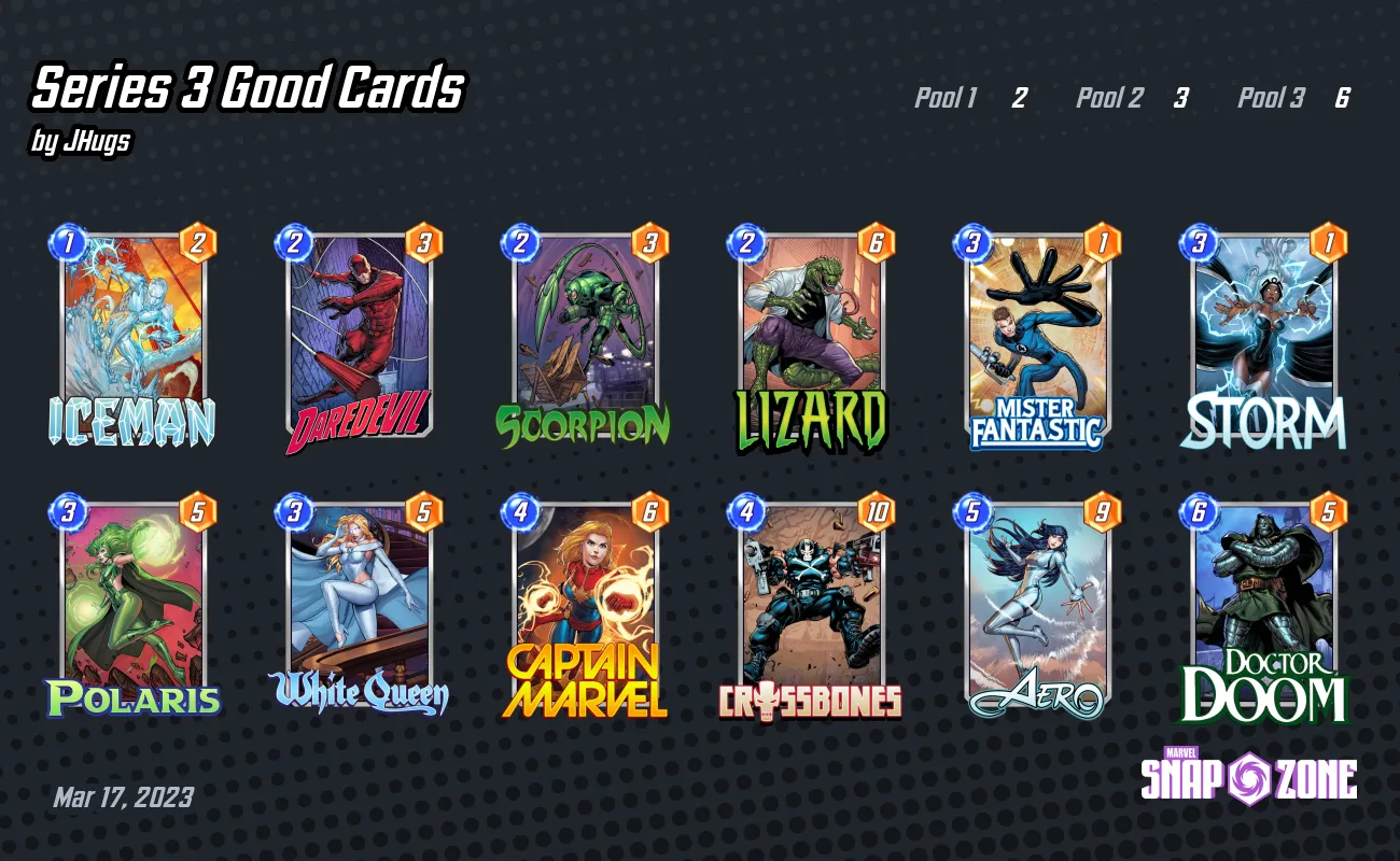 Marvel Snap Series 3 Cards