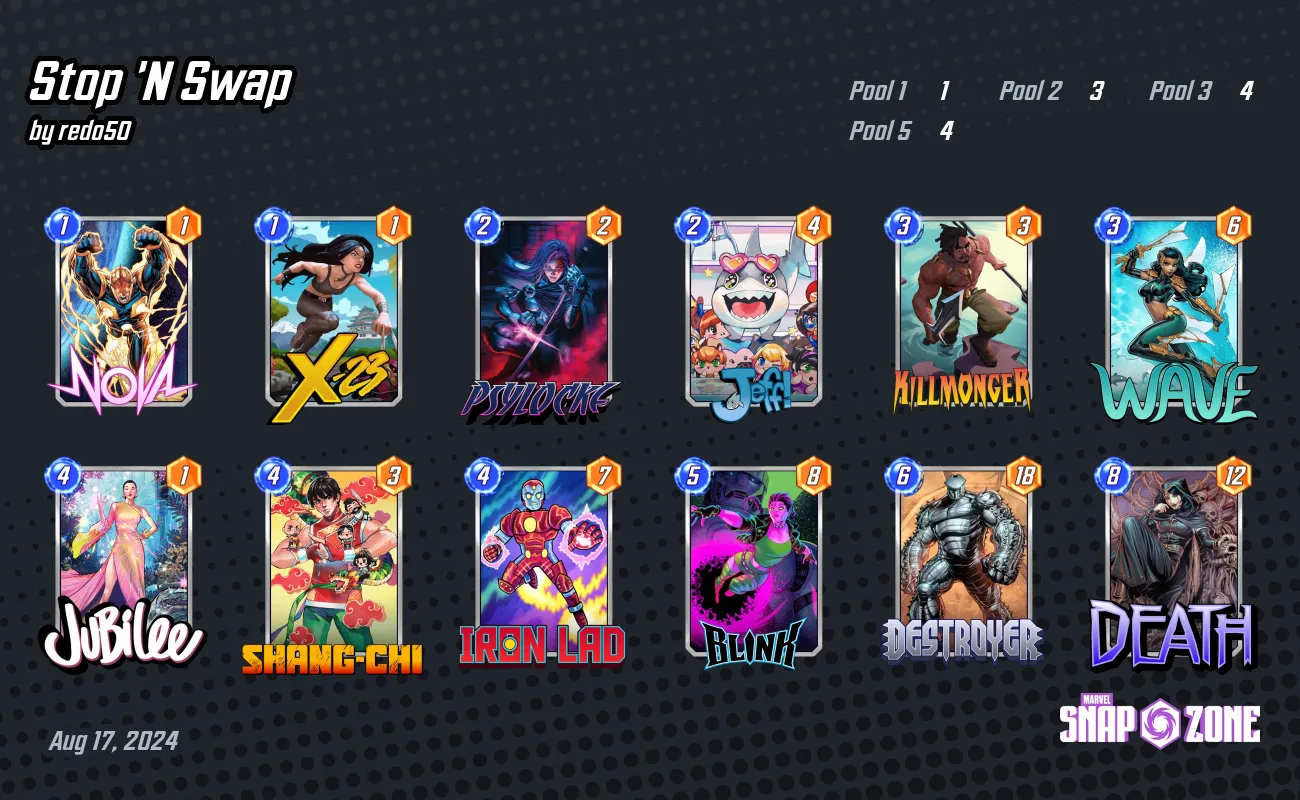 Stop 'N Swap - Decks - Marvel Snap Zone