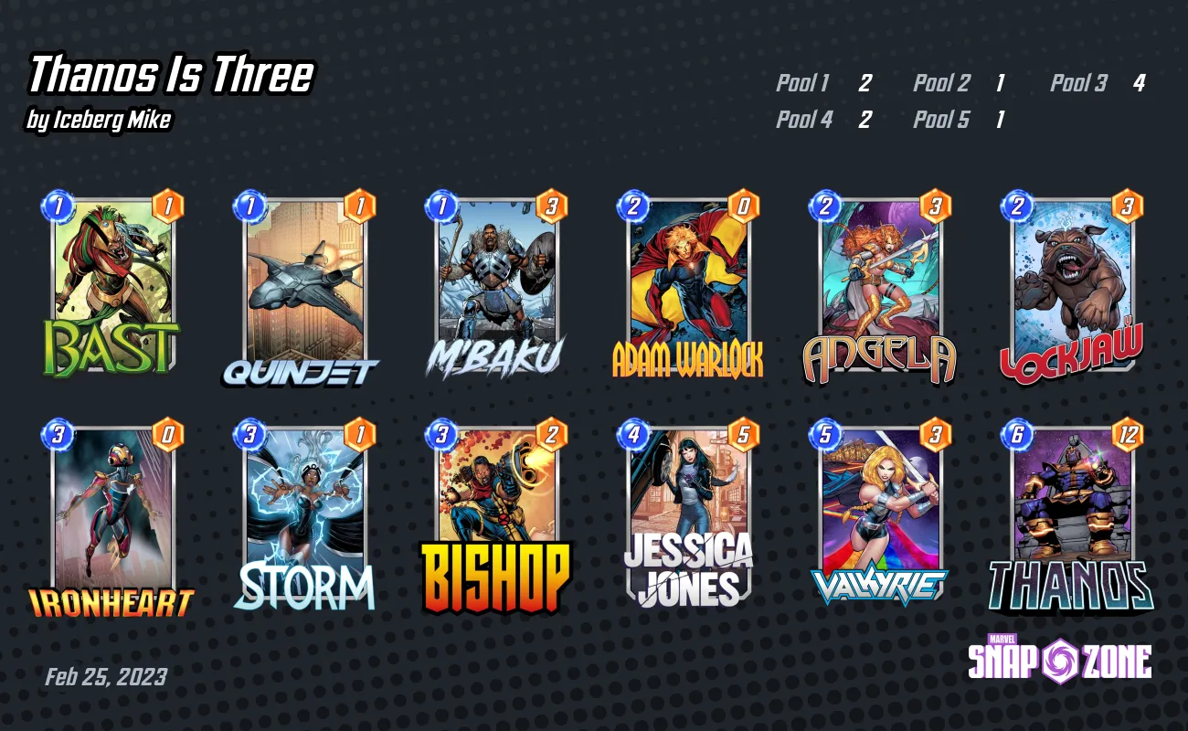 Thanos Is Three - Decks - Marvel Snap Zone