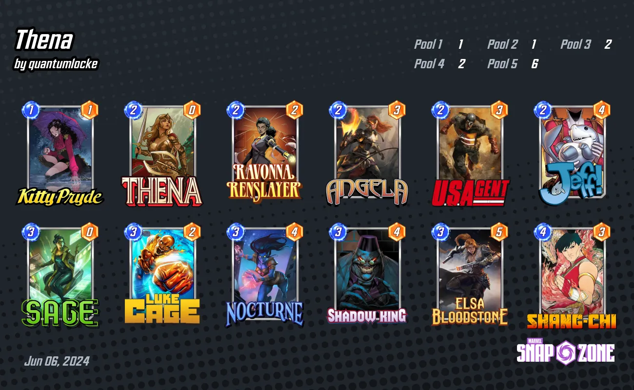Thena - Decks - Marvel Snap Zone