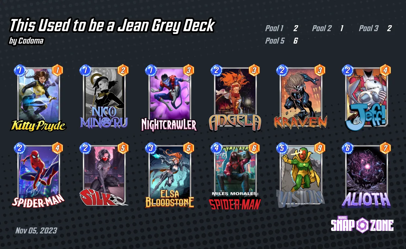 This Used to be a Jean Grey Deck - Decks - Marvel Snap Zone