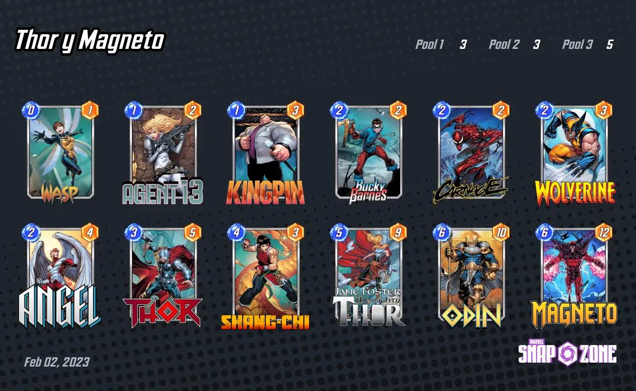 Thor y Magneto - Decks - Marvel Snap Zone