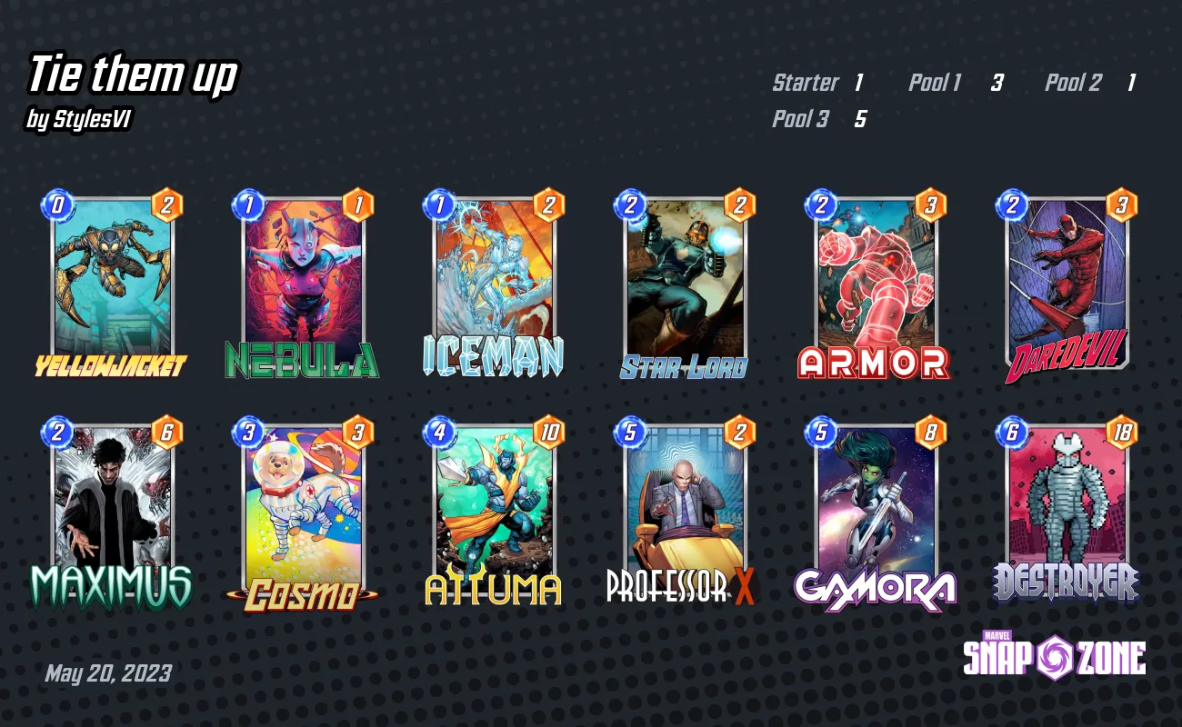 Tie them up - Decks - Marvel Snap Zone