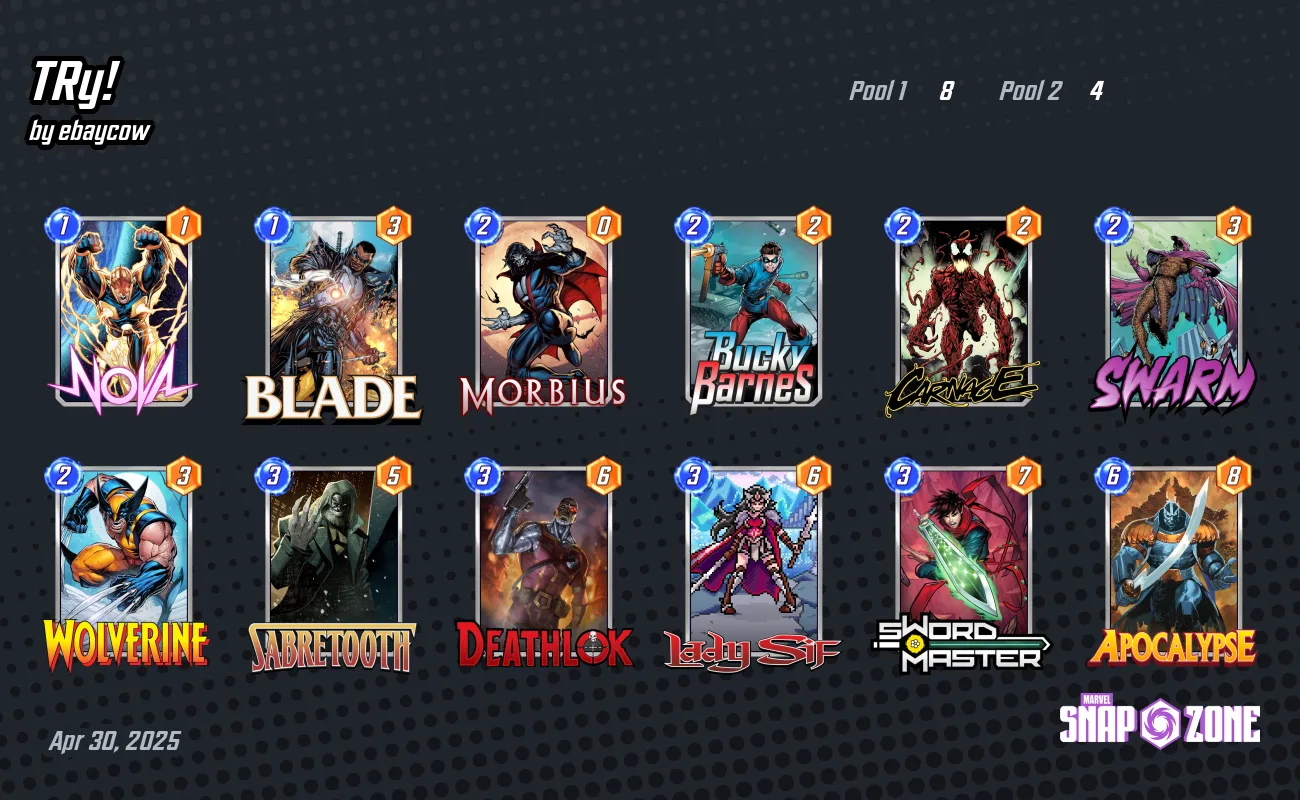 TRy! - Decks - Marvel Snap Zone