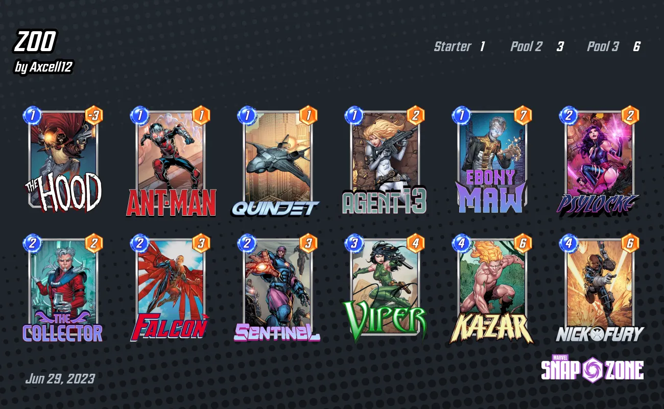 ZOO - Decks - Marvel Snap Zone