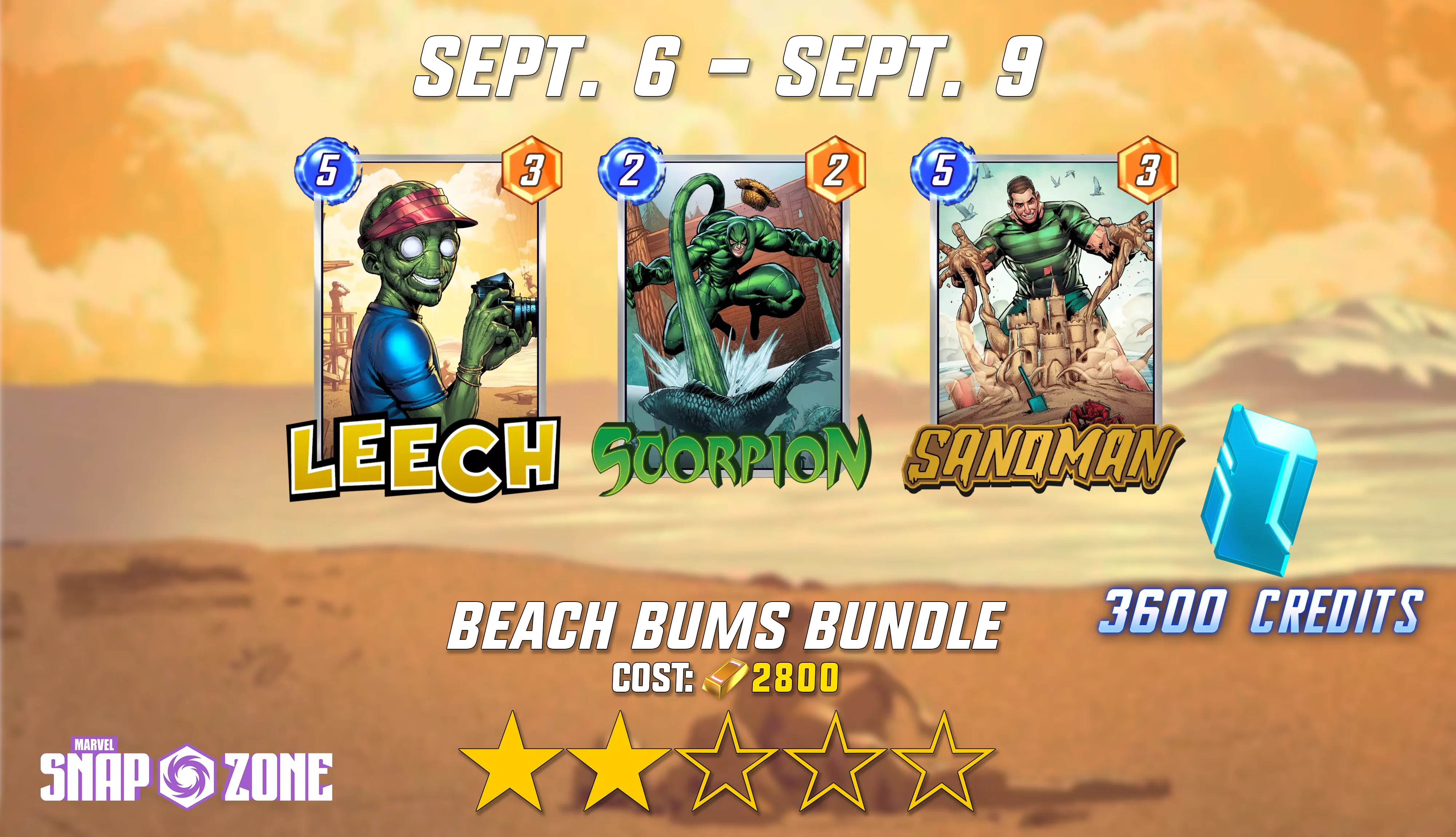 Beach Bums Past Bundle Guide - Details and Analysis - Marvel Snap Zone