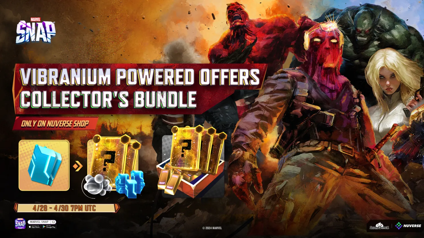 Vibranium Powered Offers - April 28, 2024 - Free 100 Credits for All ...