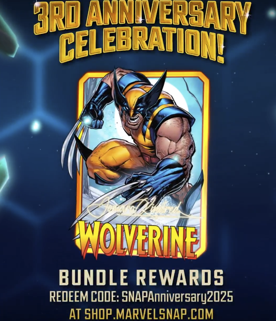 Marvel Snap 3rd Year Anniversary Bundle Code and Login Rewards - Marvel ...